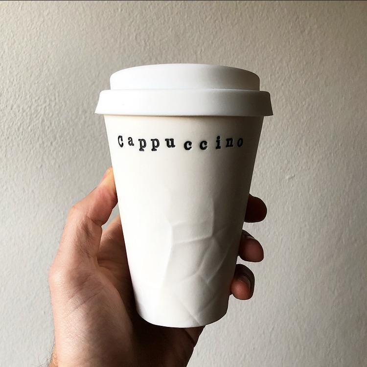 Ceramic Personalised Paper Series Keep Cup Rainbow Lettering – | Hayden ...